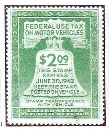 1942 US Federal Gas Ration Stamp : Bob Hoyts Classic Inspection ...
