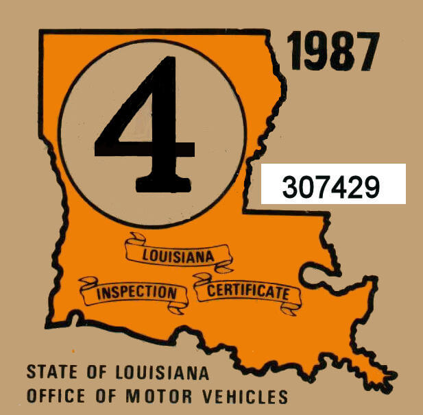 1987 LA Inspection : Bob Hoyts Classic Inspection Stickers | Add a ...