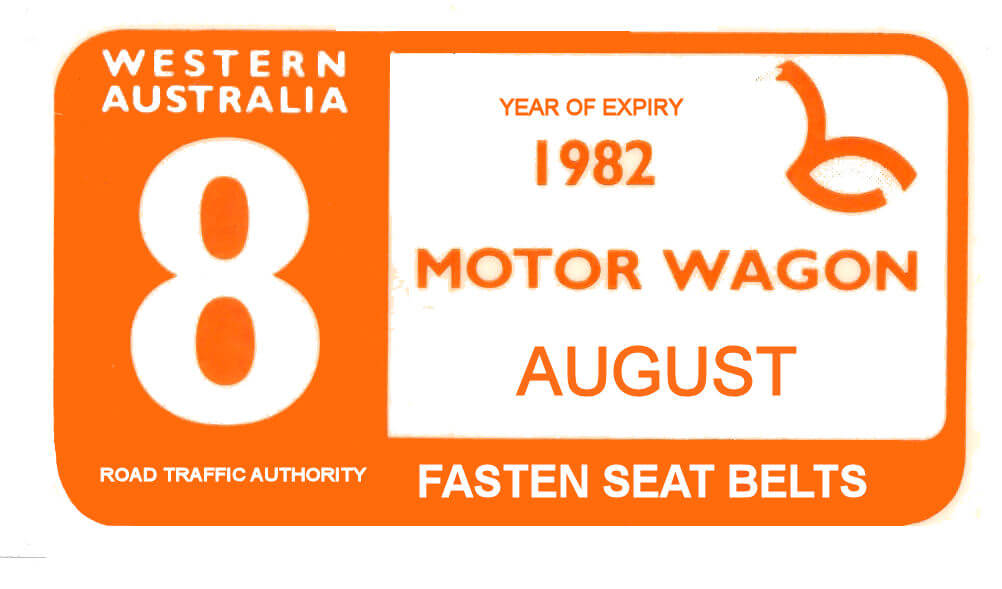 Australia 1981-82 WA Inspection Sticker : Bob Hoyts Classic Inspection ...