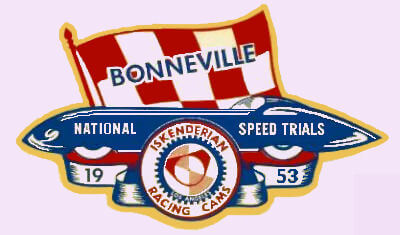 Bonneville Speed Trials 1953 : Bob Hoyts Classic Inspection Stickers ...