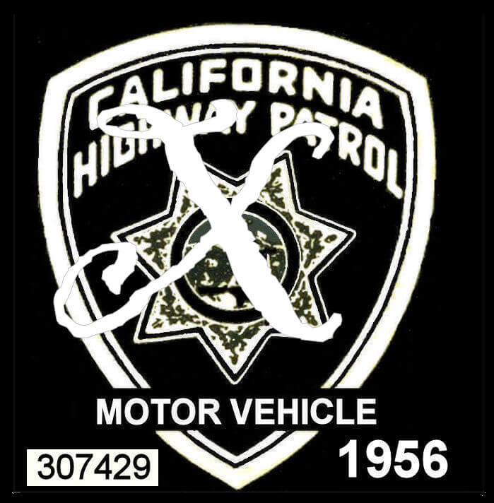 1956 California Inspection Sticker : Bob Hoyts Classic Inspection ...