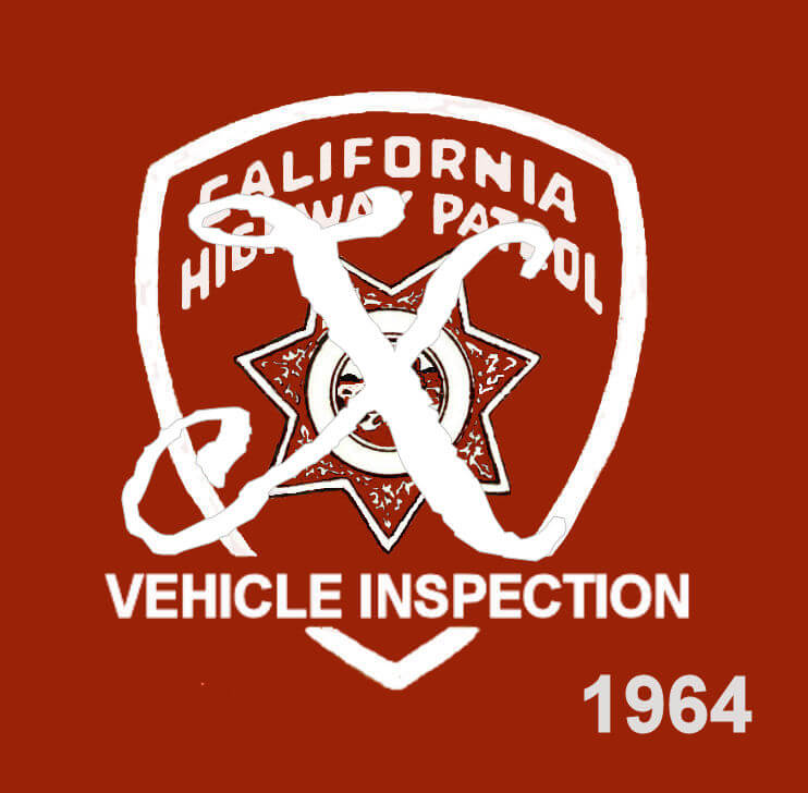 1964 California Inspection Sticker : Bob Hoyts Classic Inspection ...