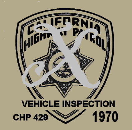 1970 California Inspection Sticker : Bob Hoyts Classic Inspection ...