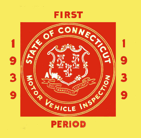 Connecticut : Bob Hoyts Classic Inspection Stickers | Add a Final Touch ...