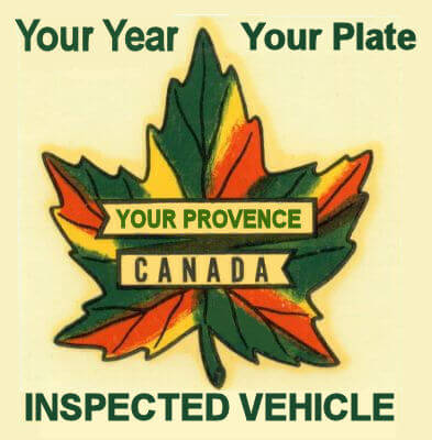Canada : Bob Hoyts Classic Inspection Stickers | Add a Final Touch to ...