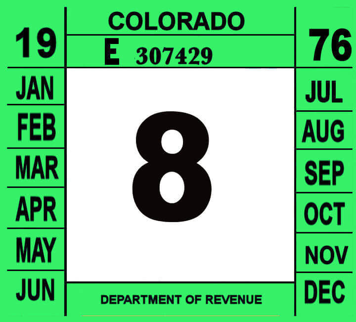 1976 Colorado inspection : Bob Hoyts Classic Inspection Stickers | Add ...