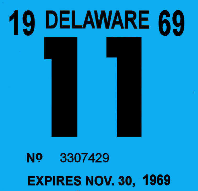 Delaware : Bob Hoyts Classic Inspection Stickers | Add a Final Touch to ...