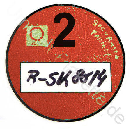 Germany Tax Inspection 2 : Bob Hoyts Classic Inspection Stickers | Add ...