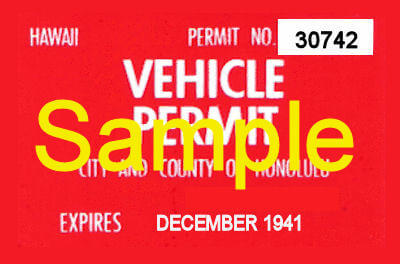 Hawaii : Bob Hoyts Classic Inspection Stickers | Add a Final Touch to ...