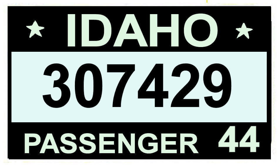 1944 Idaho Registration Sticker : Bob Hoyts Classic Inspection Stickers ...