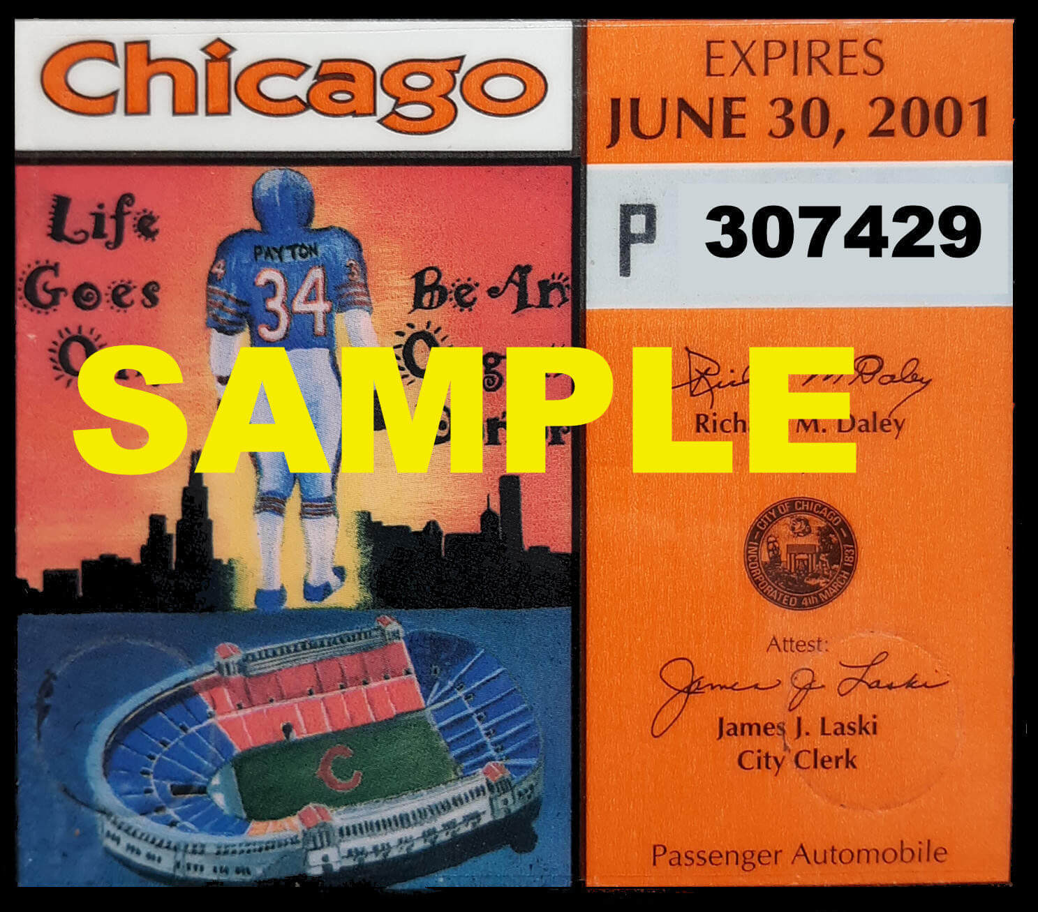 IL 2000-2001 Illinois tax inspection CHICAGO : Bob Hoyts Classic ...