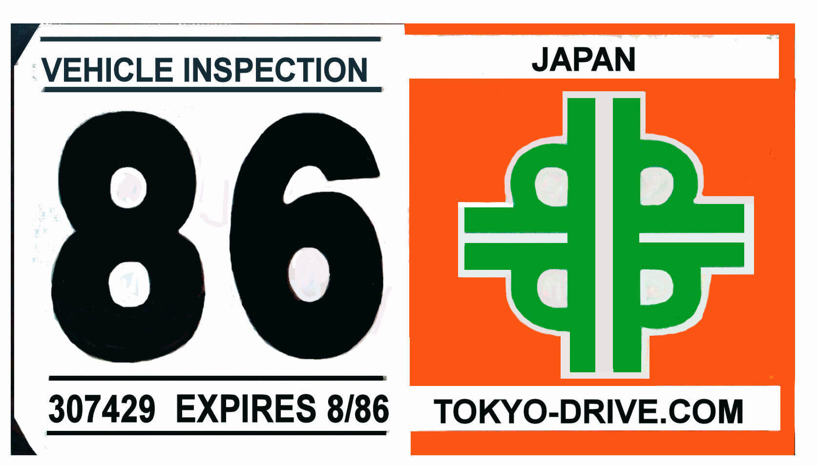 Japan 1986 inspection : Bob Hoyts Classic Inspection Stickers | Add a ...