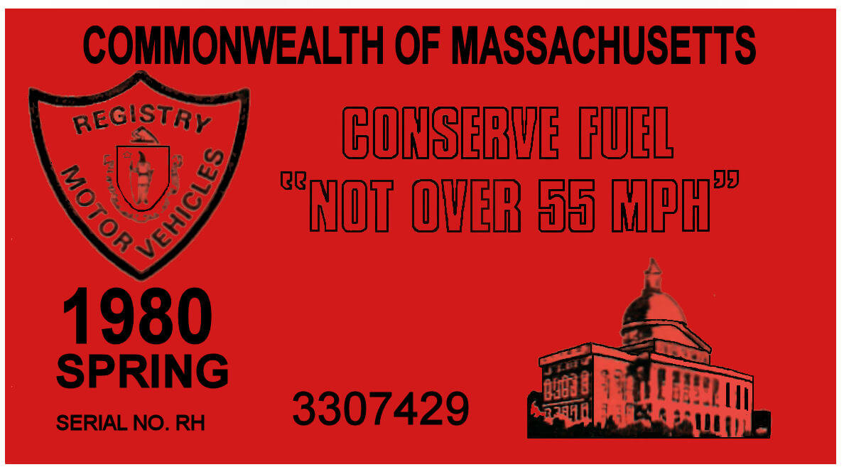 1980 Massachusetts SPRING INSPECTION Sticker : Bob Hoyts Classic ...
