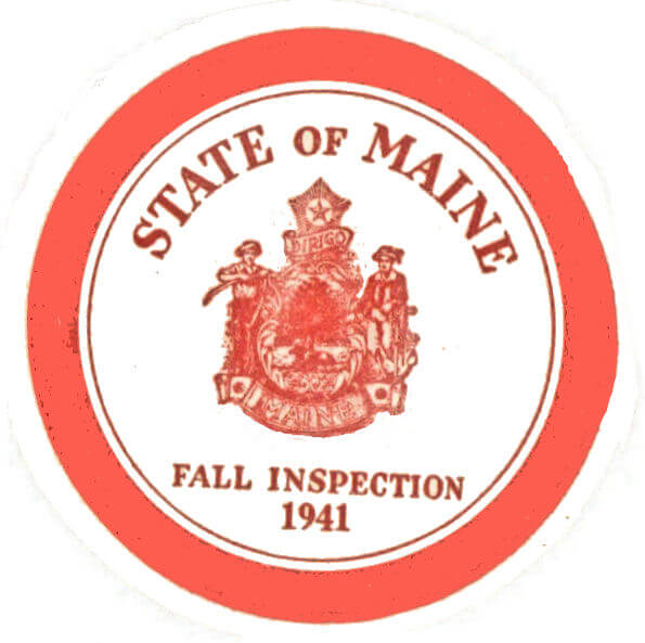 Maine : Bob Hoyts Classic Inspection Stickers | Add a Final Touch to ...