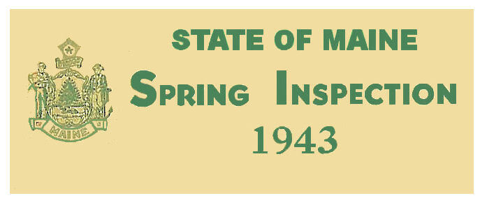 1943 Maine Spring Inspection Sticker : Bob Hoyts Classic Inspection ...