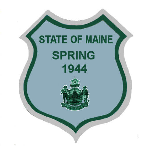 1944 Maine SPRING Inspection Sticker : Bob Hoyts Classic Inspection ...
