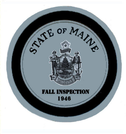 1946 Maine Fall Inspection Sticker : Bob Hoyts Classic Inspection ...