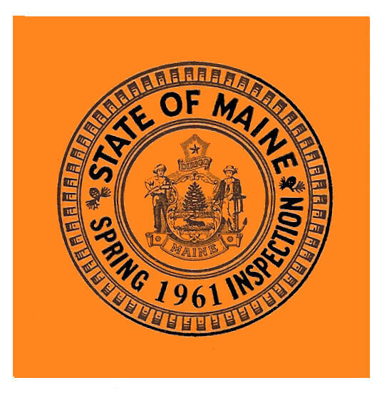 Maine : Bob Hoyts Classic Inspection Stickers | Add a Final Touch to ...