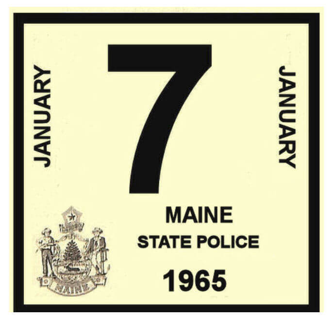 1965 Maine inspection sticker : Bob Hoyts Classic Inspection Stickers ...