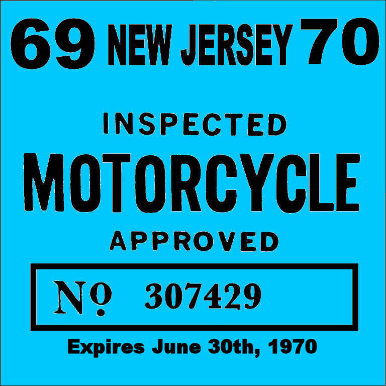 Motorcycle Stickers : Bob Hoyts Classic Inspection Stickers | Add a ...