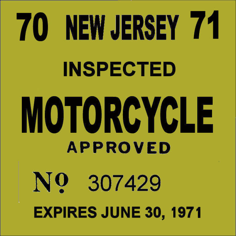Motorcycle Stickers : Bob Hoyts Classic Inspection Stickers | Add a ...