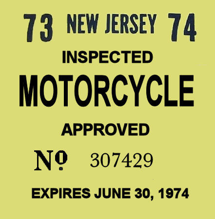 Motorcycle Stickers : Bob Hoyts Classic Inspection Stickers | Add a ...