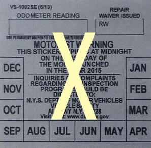 2015 NY inspection sticker : Bob Hoyts Classic Inspection Stickers ...