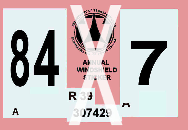 1984-7 PA Inspection : Bob Hoyts Classic Inspection Stickers | Add a ...