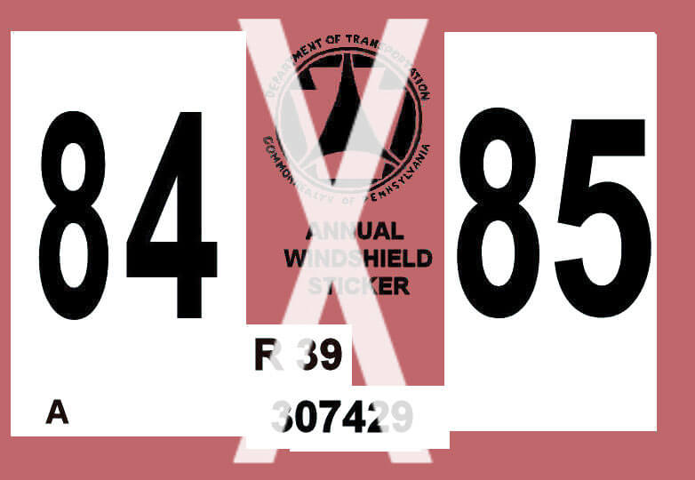 1984-85 PA inspection : Bob Hoyts Classic Inspection Stickers | Add a ...