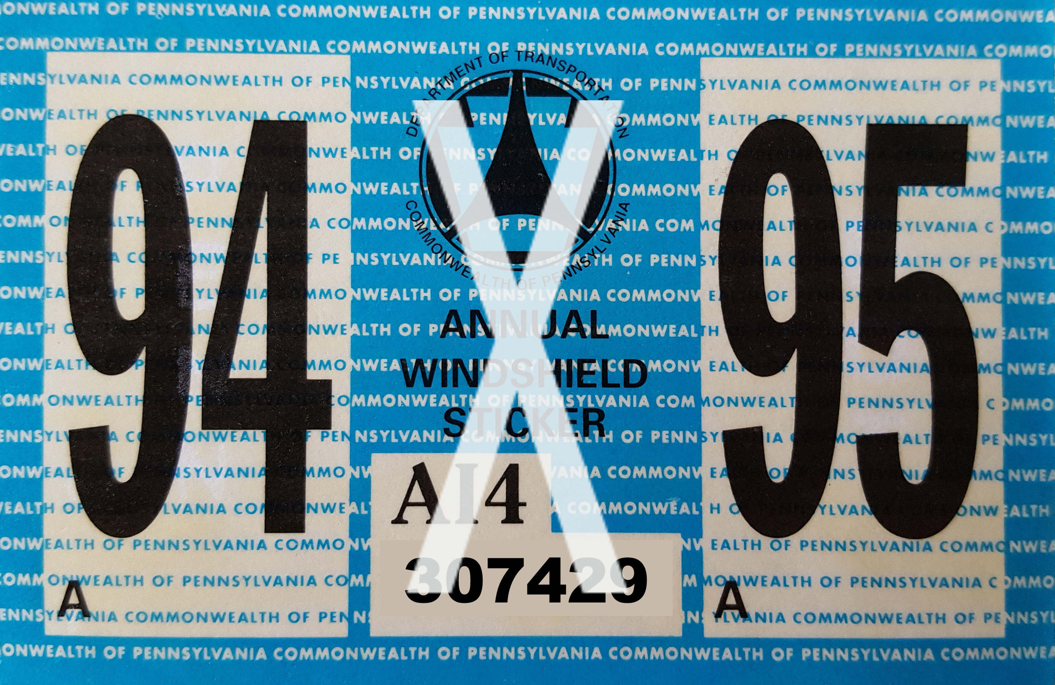 1994-95 Pennsylvania Inspection : Bob Hoyts Classic Inspection Stickers ...