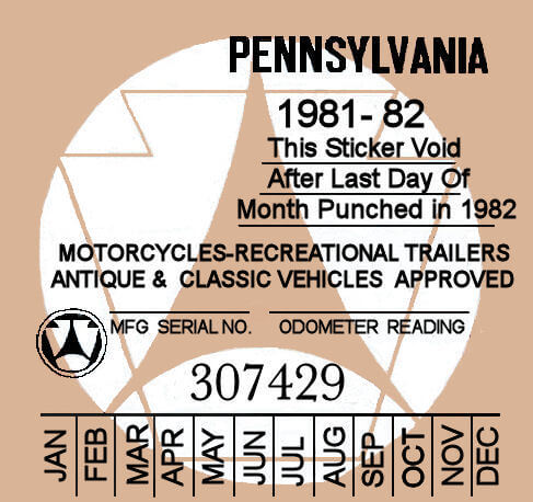 Motorcycle Stickers : Bob Hoyts Classic Inspection Stickers | Add a ...