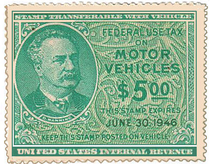 1946 US Federal Gas Ration Stamp : Bob Hoyts Classic Inspection ...