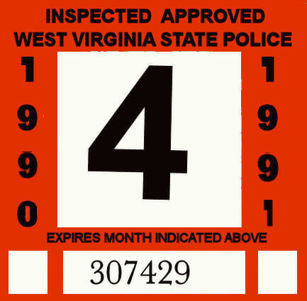 1990-91 WV Inspection : Bob Hoyts Classic Inspection Stickers | Add a ...